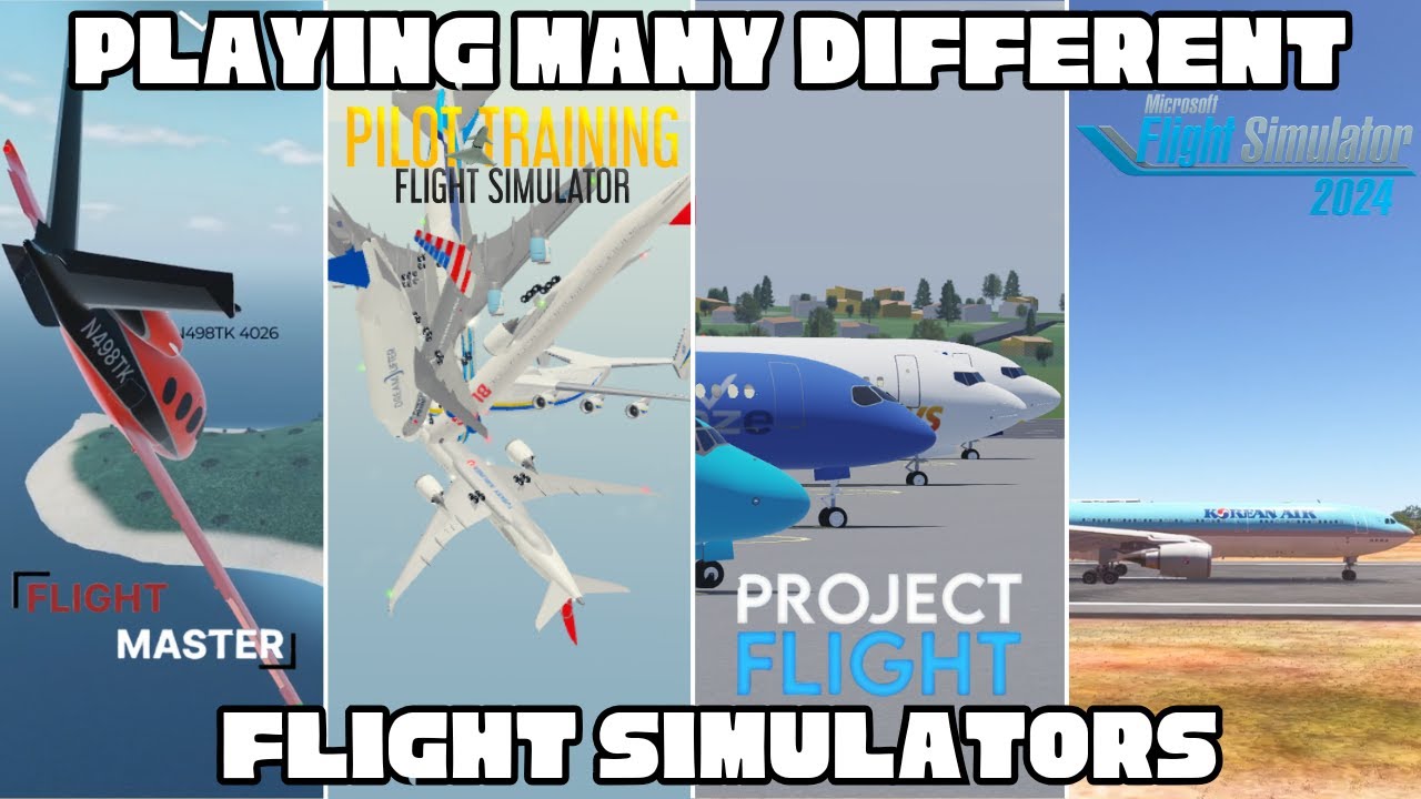🔴Playing many different flight simulators🔴 - YouTube