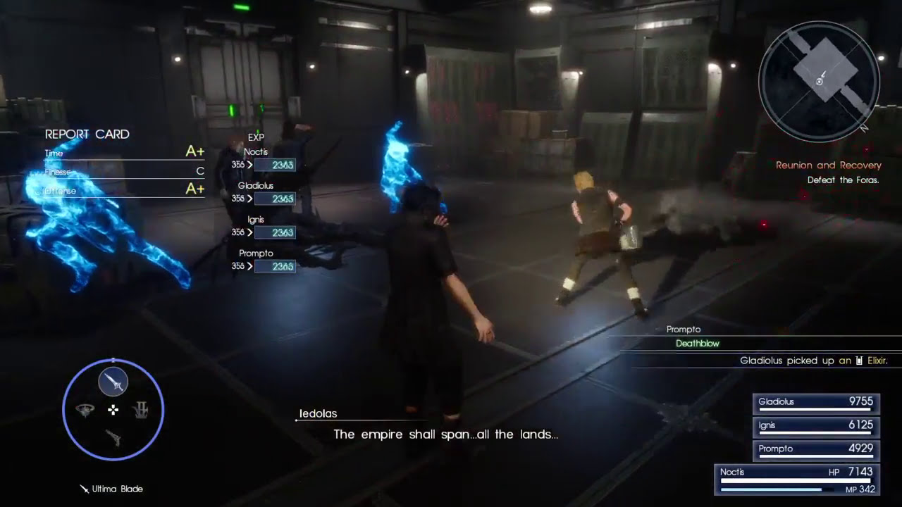 Emperor Iedolas Aldercapt - FINAL FANTASY XV - YouTube