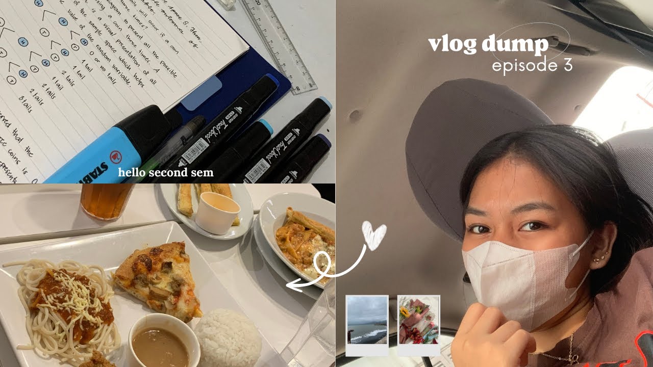 vlog dump episode 3: second sem, valentine's dinner, hang out with friends - YouTube