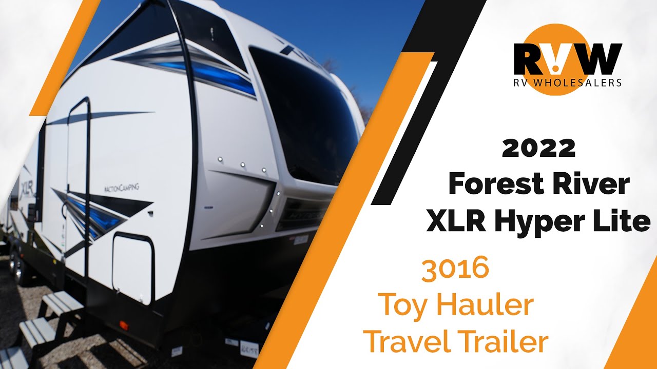 2022 XLR Hyper Lite 3016 Toy Hauler Travel Trailer Walk-Through - YouTube