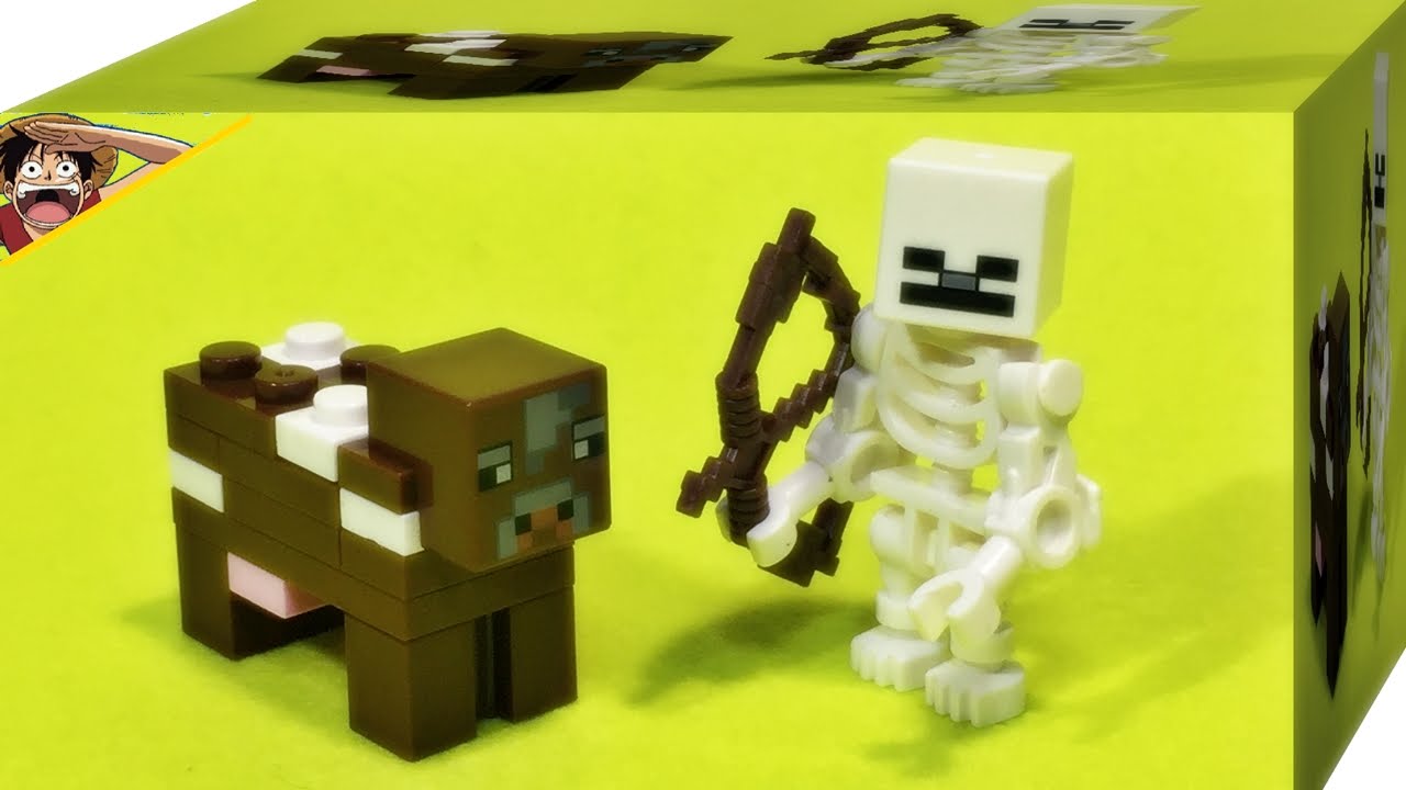 decool 마인크래프트 소와 스칼레톤 레고 짝퉁 리뷰 Lego knockoff minecraft my world cow ...