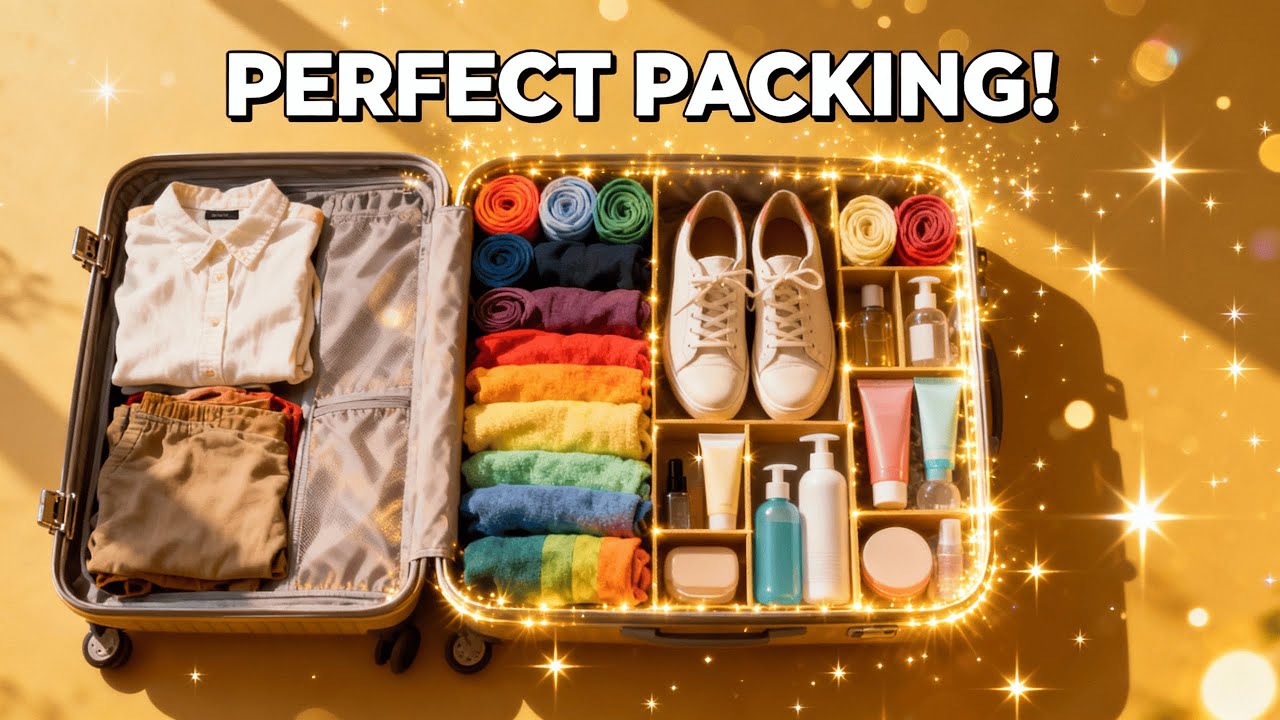 Magical Packing Hacks for Your Next Trip | Oddly Satisfying Animation ...