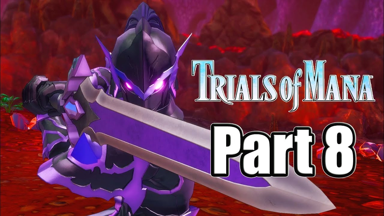 TRIALS OF MANA REMAKE Gameplay Walkthrough Part 8 - Darkshine Knight ...
