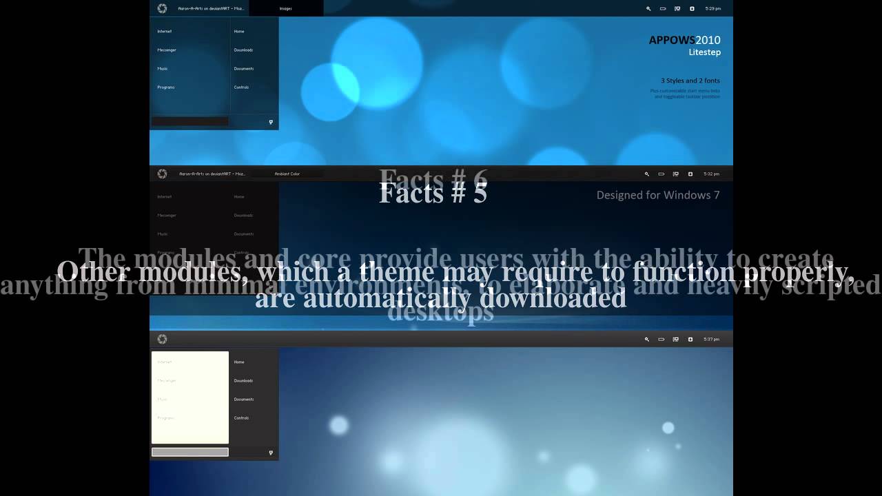 LiteStep Top # 8 Facts - YouTube