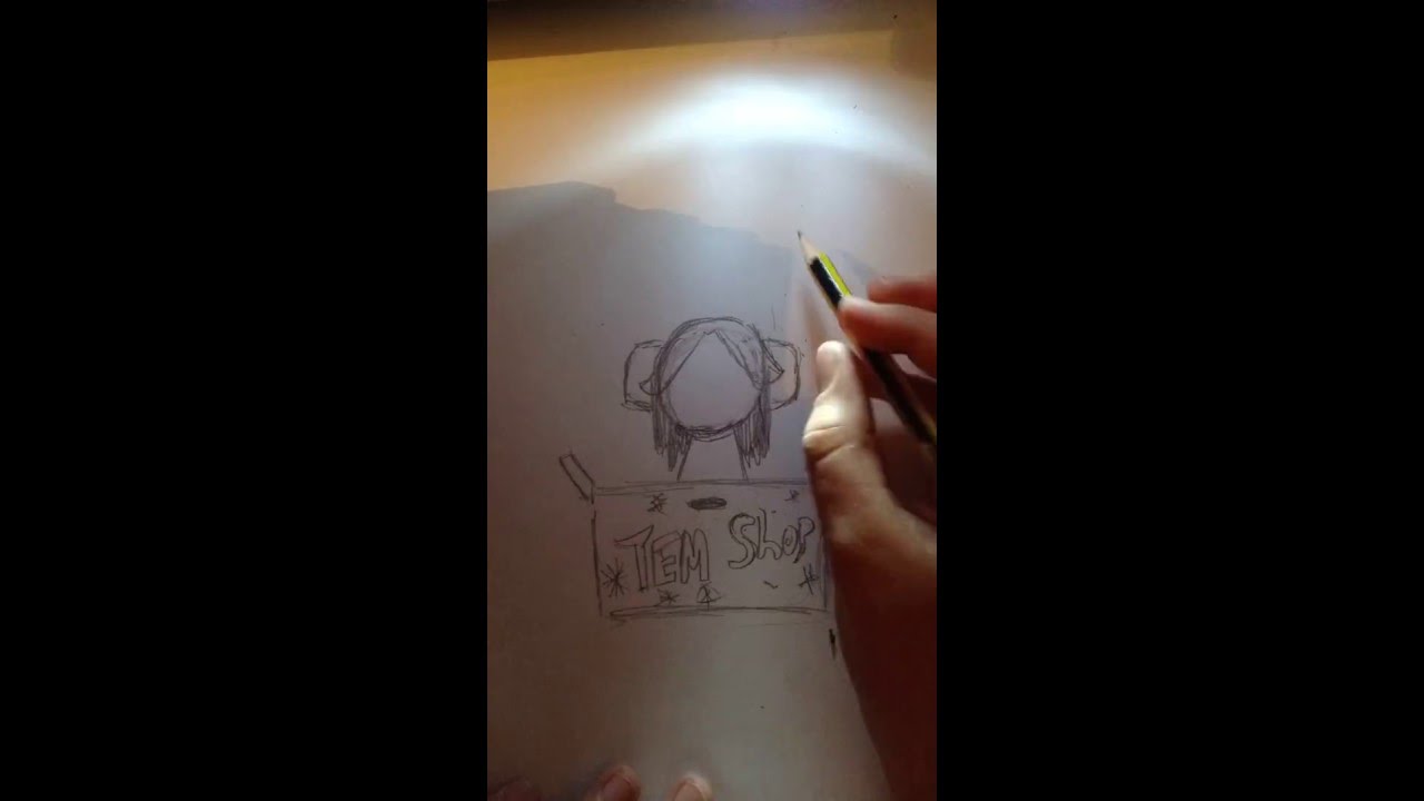 Drawing Temmie in Tem Shop - YouTube