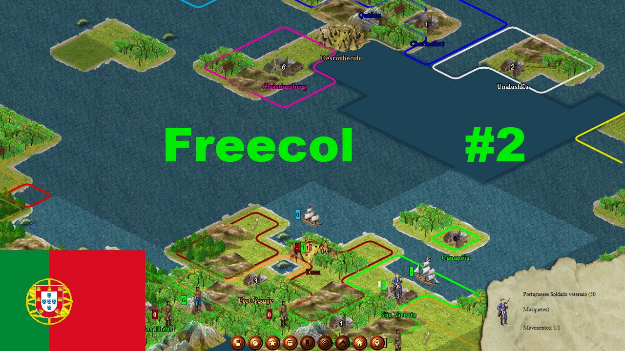 Freecol (PT/BR) #2 - Como eu levo esse tesouro? - YouTube