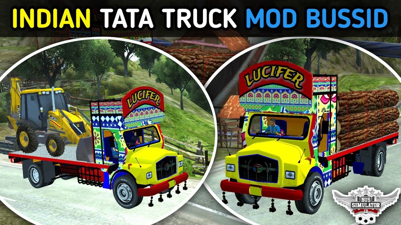 How to Add Indian Tata Truck Lorry Mod in Bus Simulator Indonesia ...