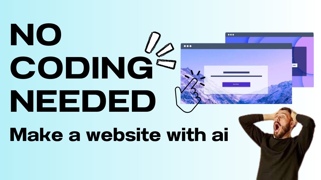 Make a Website with AI - NO Coding Needed! (Easiest Method) - YouTube