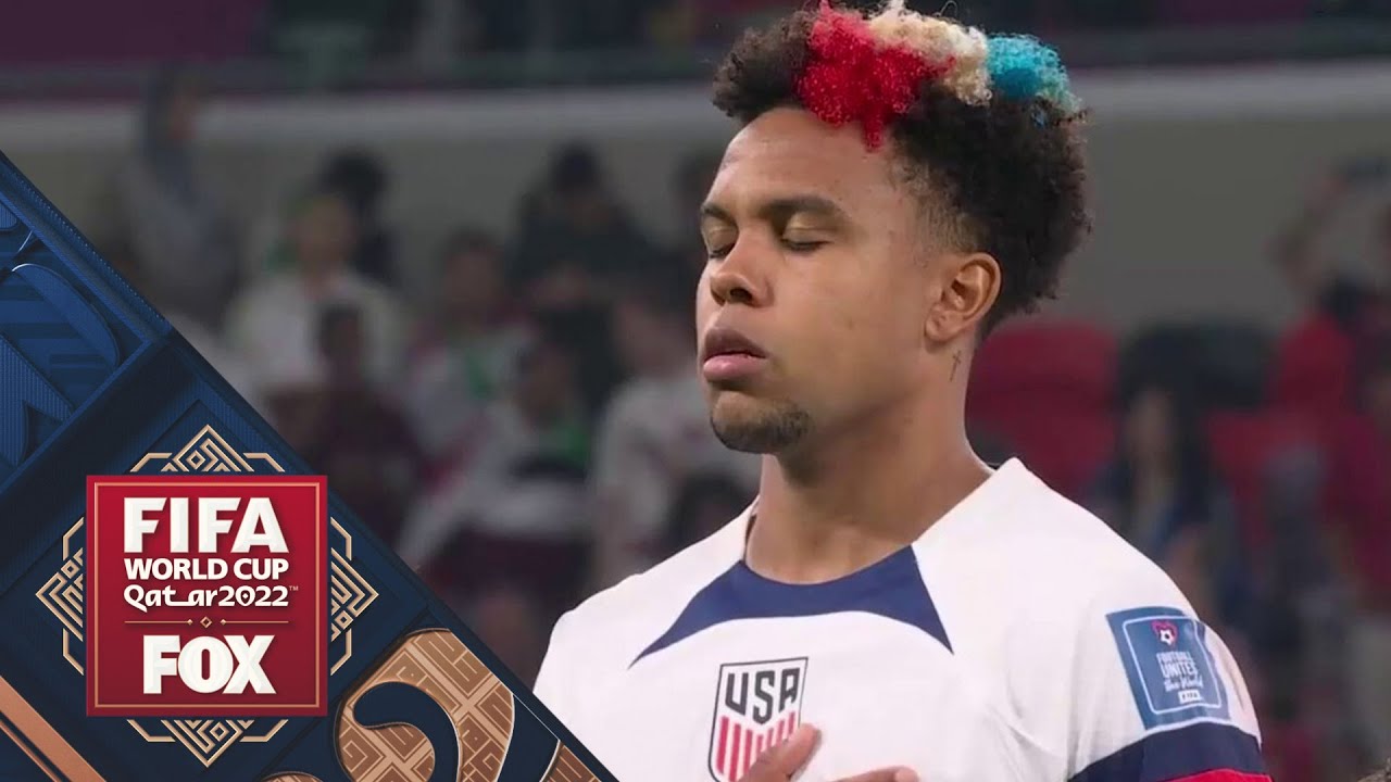 United States’ National Anthem ahead of 2022 FIFA World Cup matchup ...