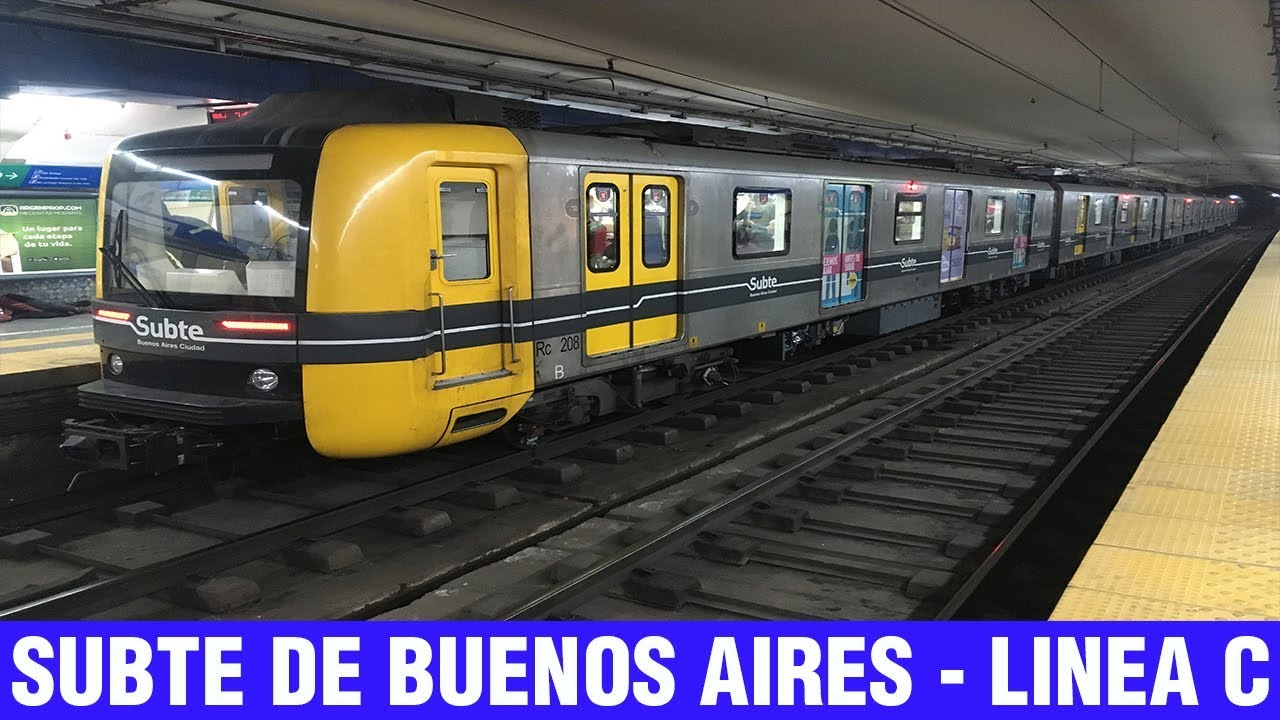 Subte de Buenos Aires | Linea C (Septiembre 2019) - YouTube