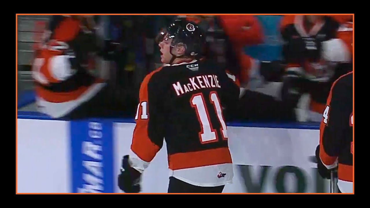 Tyler MacKenzie | MH Tigers | All (18) WHL Goals from 2022-23 - YouTube