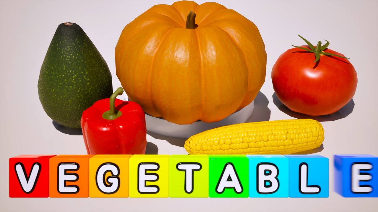 Vocabulary for Kids | Vegetable Collection | Kids TV ABC - YouTube