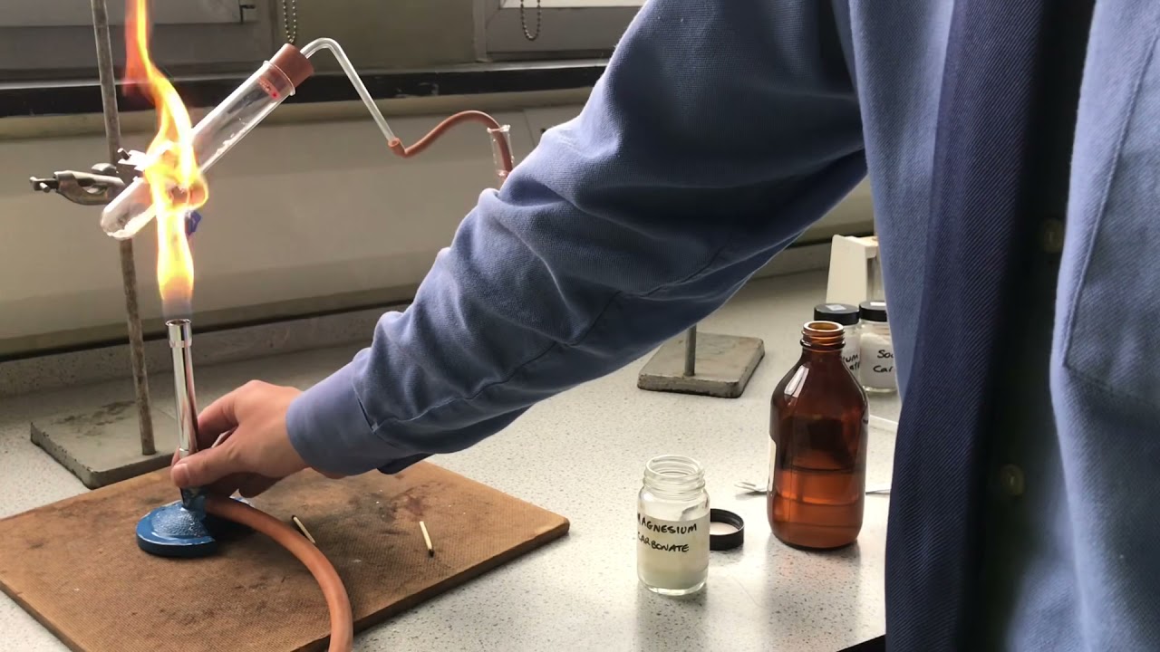 Thermal decomposition of metal carbonates particle model lesson 12 7he4 ...