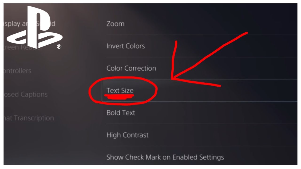 How to change text size on the PS5? - Full Guide - YouTube