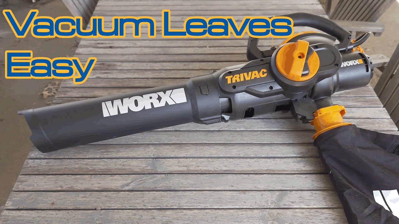 WORX Trivac Unboxing and Overview! 600CFM Leaf Vacuum - YouTube