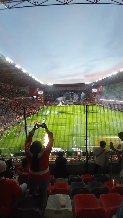 TIFO DE LAS AFICION DEL TOLUCA - YouTube