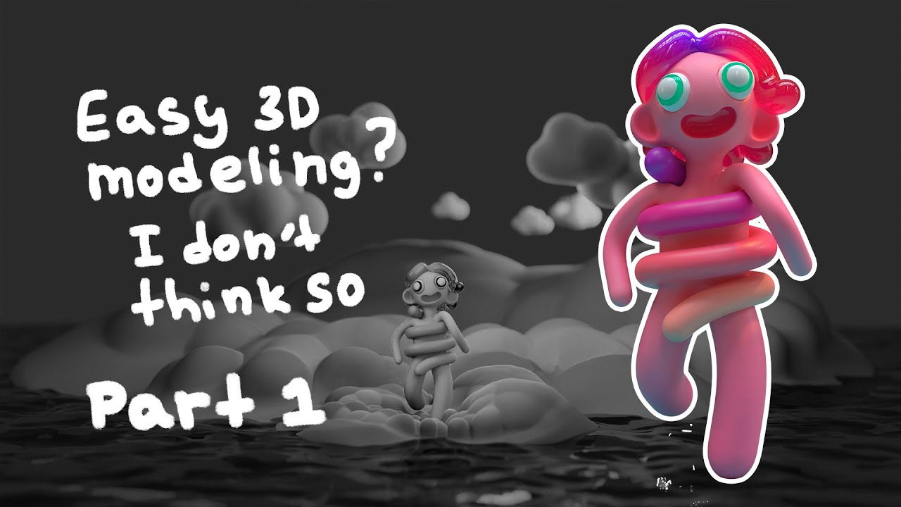 Trying Womp 3D For The First Time 🦩 Pink Guy Speed Modeling - Part 1 ...