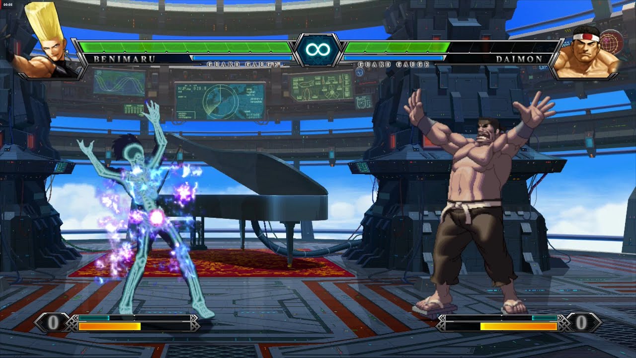 The King of Fighters XIII Benimaru Crossup - YouTube