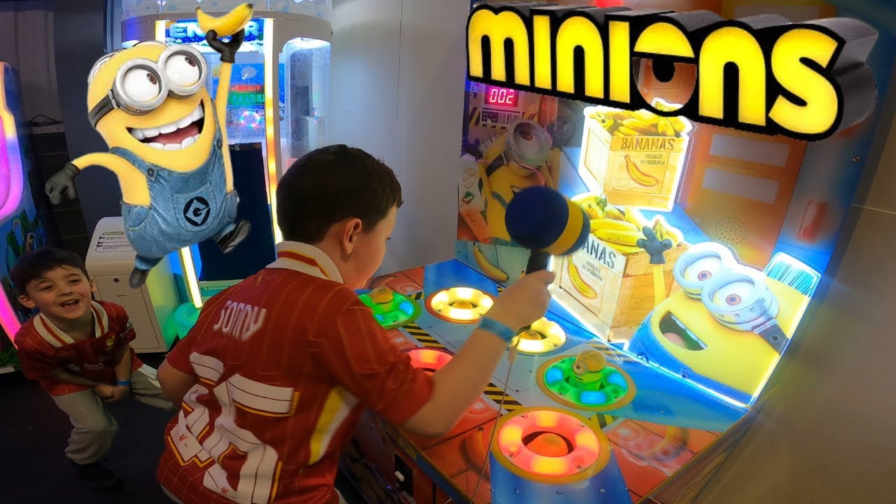 Let’s Play MINIONS Go Bananas WHACK-A-MOLE Arcade Game - Velocity ...