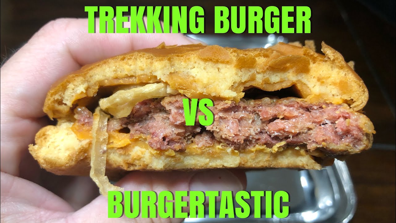 Cheeseburgers In Cans! A Comparative Taste Test: Trekking Burger vs ...