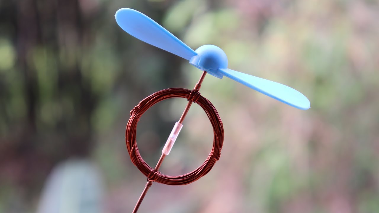 How to make Simple Homopolar Motor - YouTube