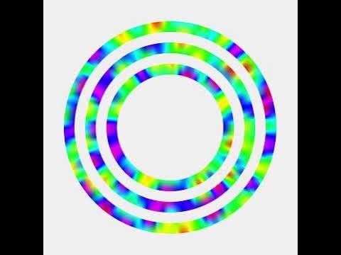 Gradation circle. Draw by openFrameworks - YouTube