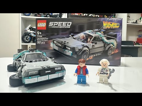 Yeni LEGO Speed Champions 77256 Geleceğe Dönüş Zaman Makinesi Araba | Kutu Acilisi, Inceleme & Yapim