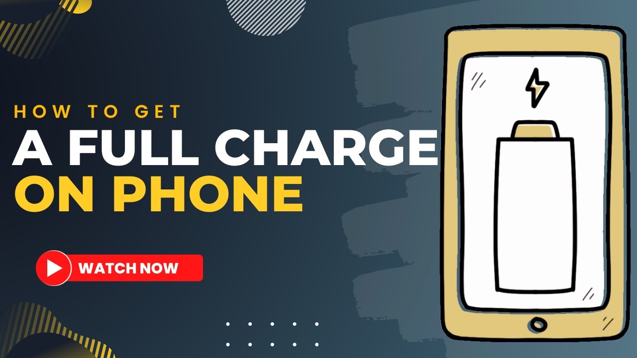 How To Get A Full Charge With Out Any Charger On Our Phone - YouTube