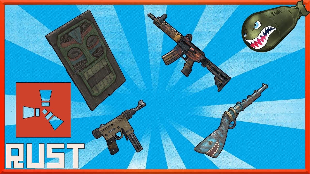 Rust Skins | 11/23/17 Polymer SMG, Wildfire LR-300, Sea Hunter Pipe #45 (Rust Skins & Unboxings ...