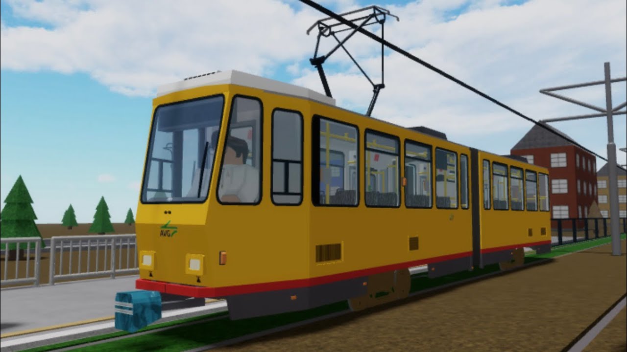 Tatra KT4DM Tram Ride | Roblox Urbanmove Tram & Bus-Simulator V2 - YouTube
