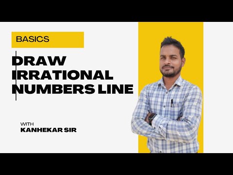 Draw Irrational numbers line... step by step - YouTube