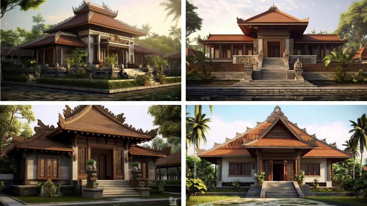 The Latest Collection of Javanese Architectural Style House Design ...