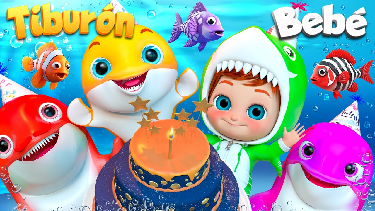 Tiburón Bebé en Aventura Submarina - Canciones para bebés - Rimas ...