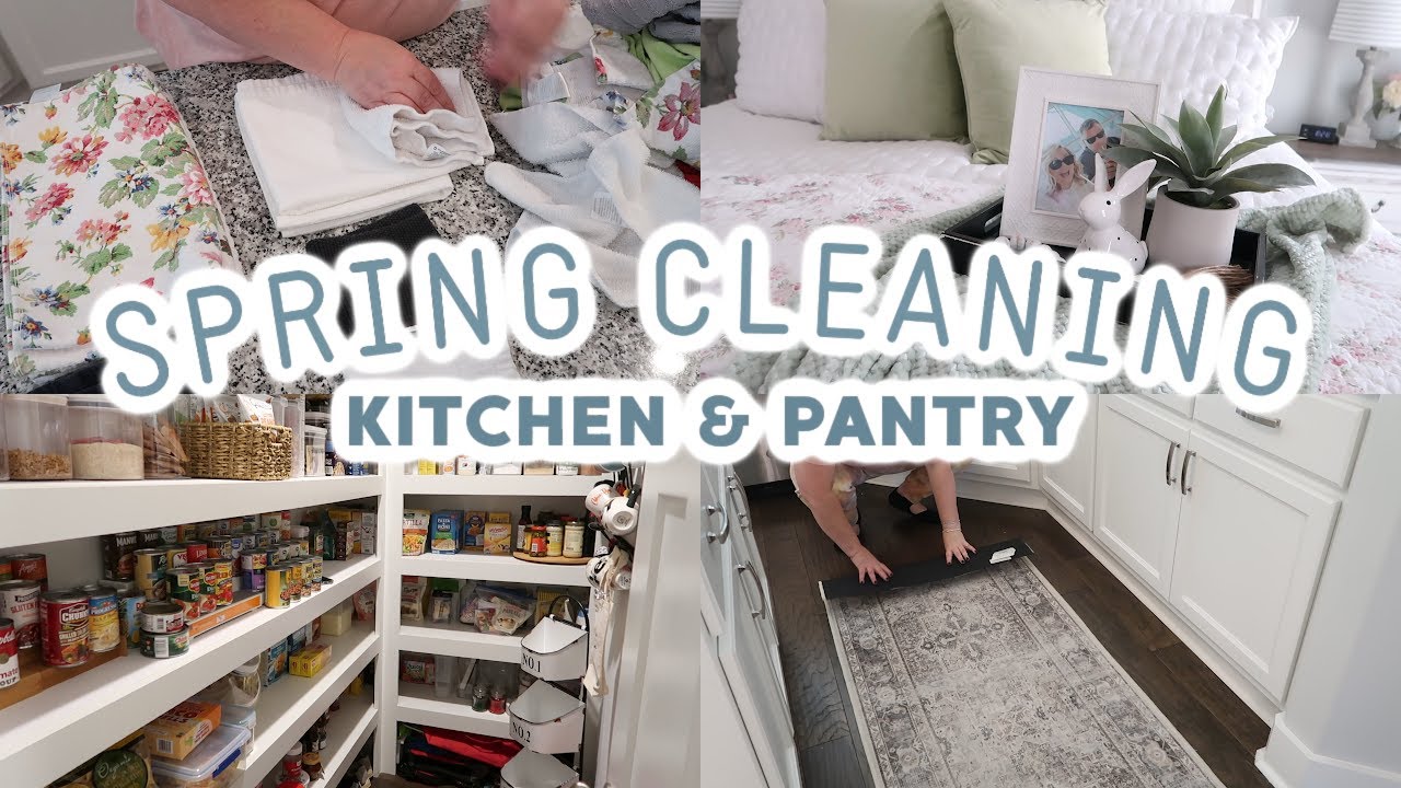 SPRING CLEANING | DEEP CLEAN KITCHEN | PANTRY CLEAN OUT/UP ...