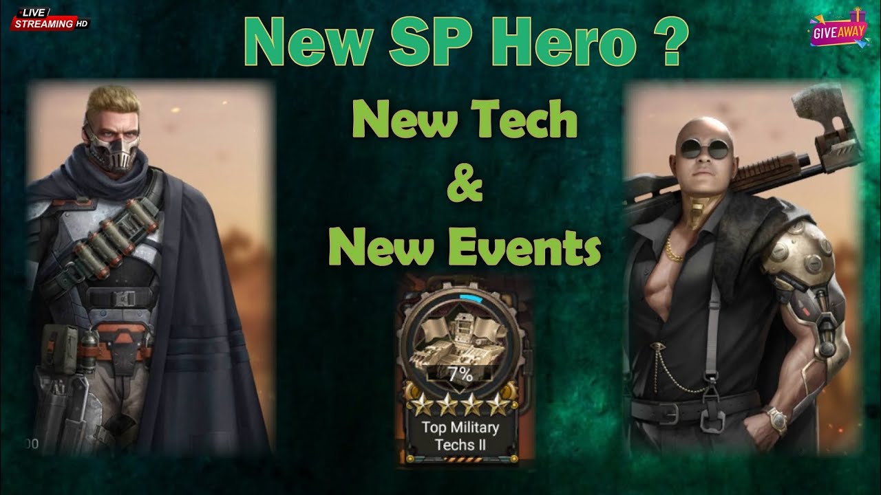 🔴 LIVE 🔥 New Tech, What to upgrade 1st ? ⭐ New SP Hero ? & New Events ...