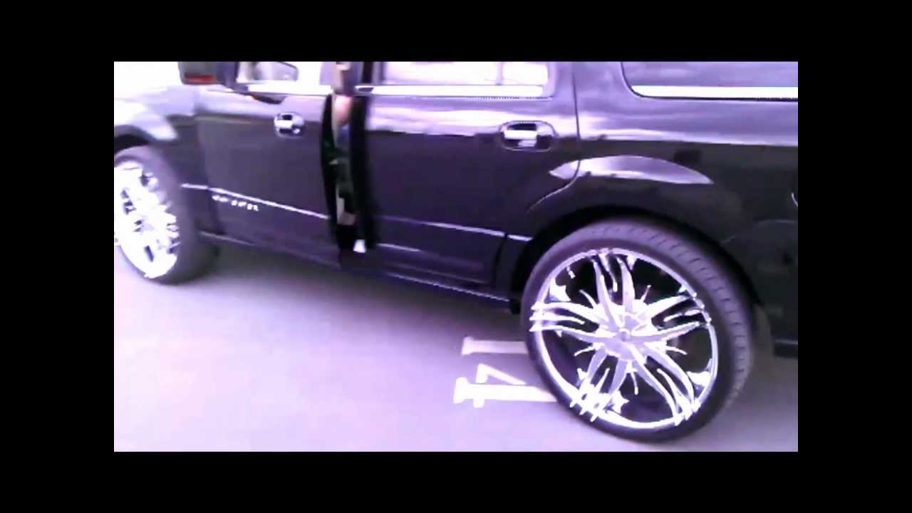 2011 Lincoln Navigator 28"s - YouTube