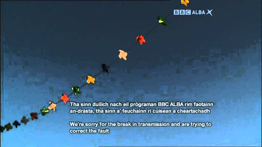 BBC ALBA - TESTCARD - Broadcast Interruption for problems - YouTube