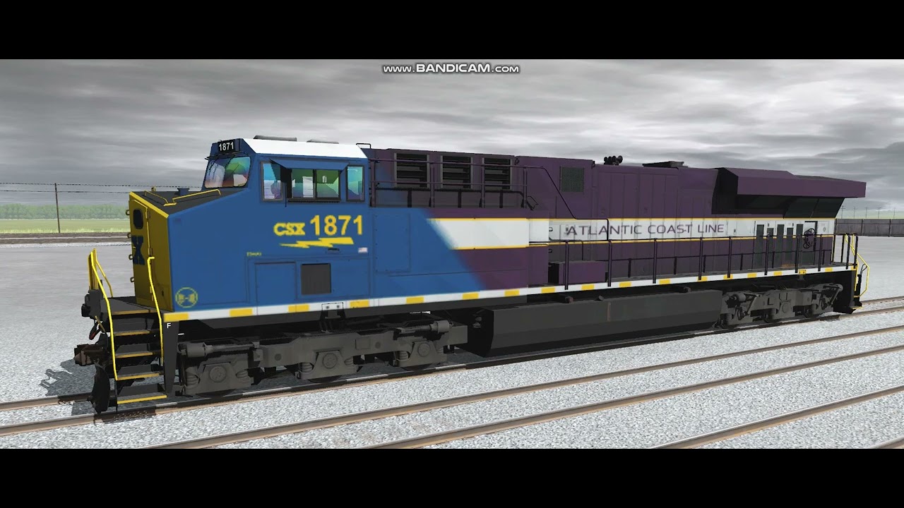 CSX ES44AH #1871 K5H - YouTube