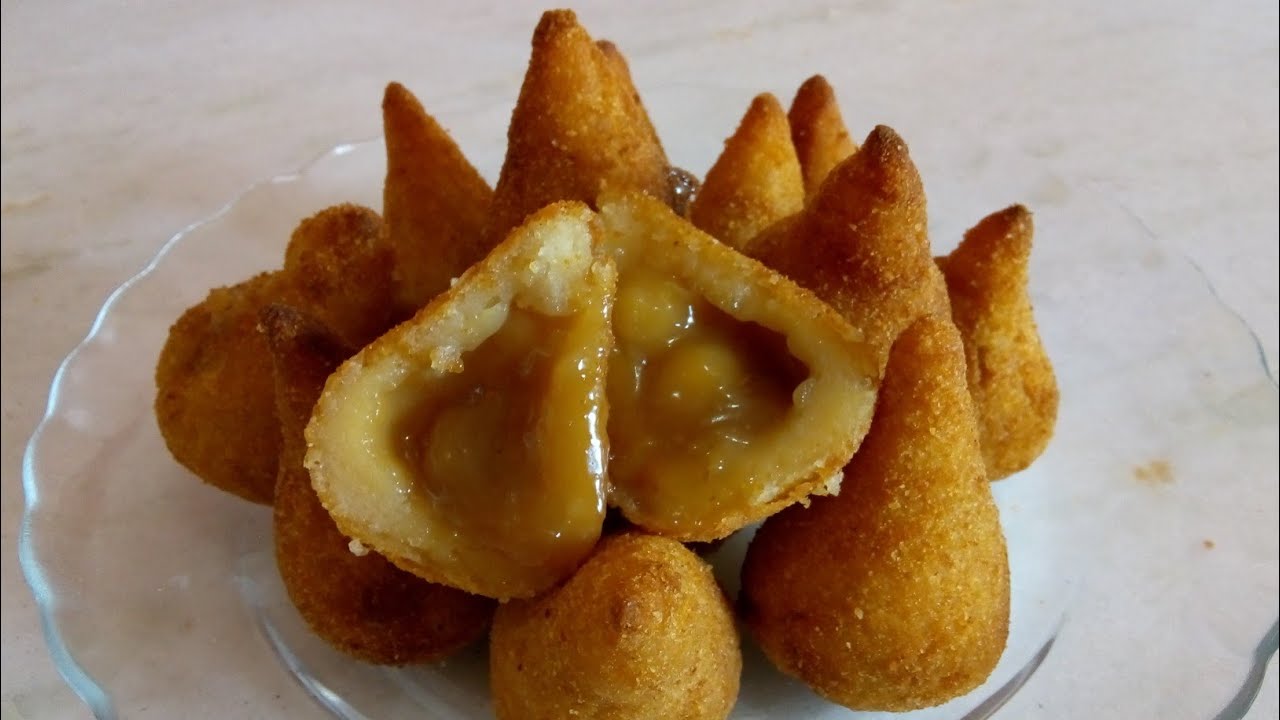 COXINHA DE DOCE DE LEITE FÁCIL||Receitas da Vanusa - YouTube