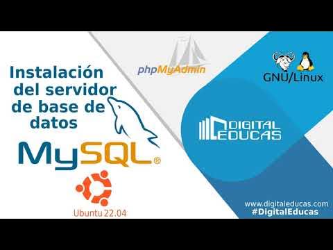Cómo instalar el servidor de base de datos MySql en ubuntu 22.04 - YouTube