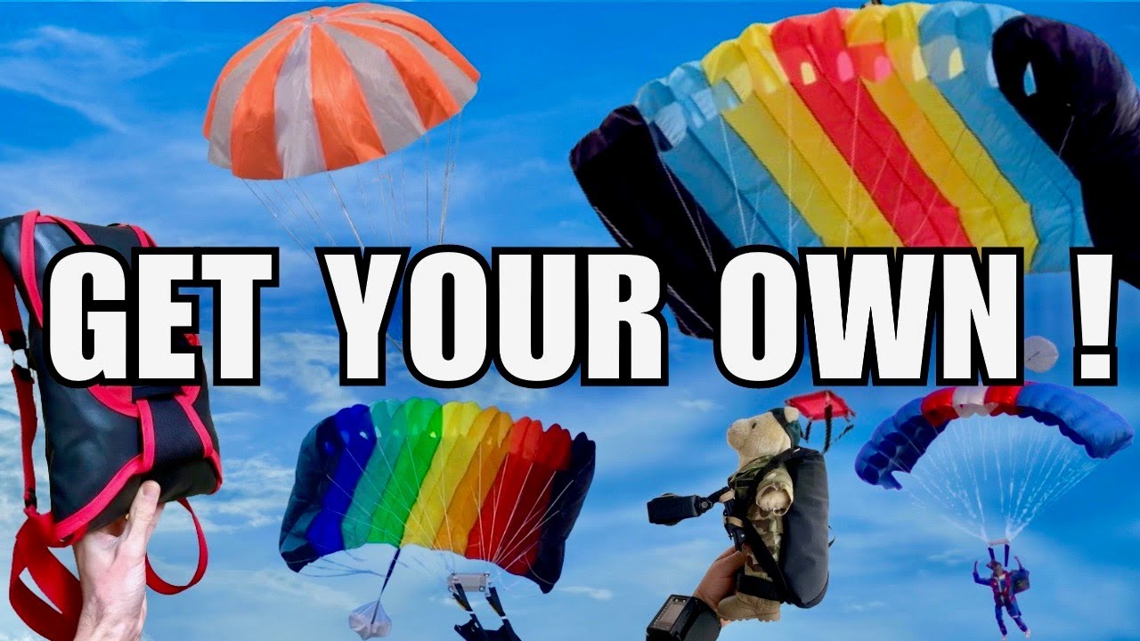 Get The Best Flying and Colorful Mini Parachute Toy Ever Made ! (Unique ...