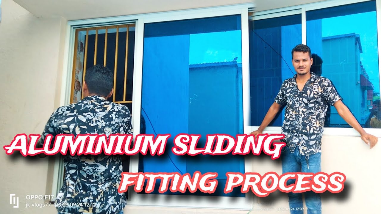 Aluminium '' sliding fitting '' full process 🔥 #aluminium #sliding ...