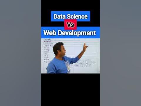 Data Science Vs Web Development #skills #softwarejobs #datascience # ...