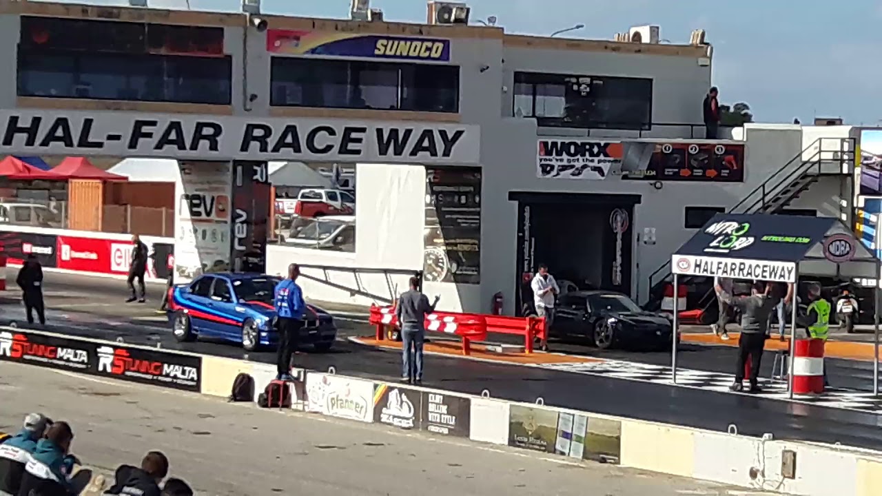 BMW e36 drag racing in Malta - YouTube