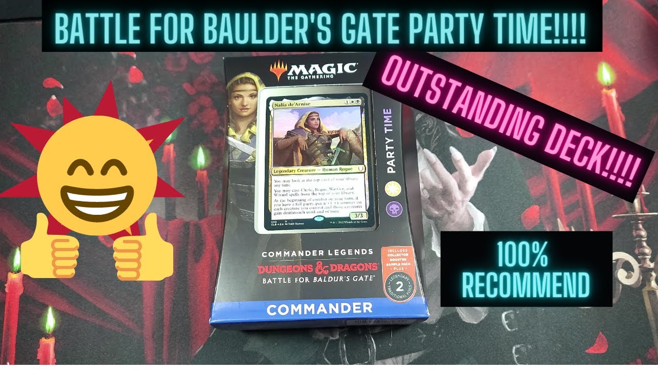 Party Time!!! Commander Pre-Con Battle for Baulder's Gate!! | DND ...