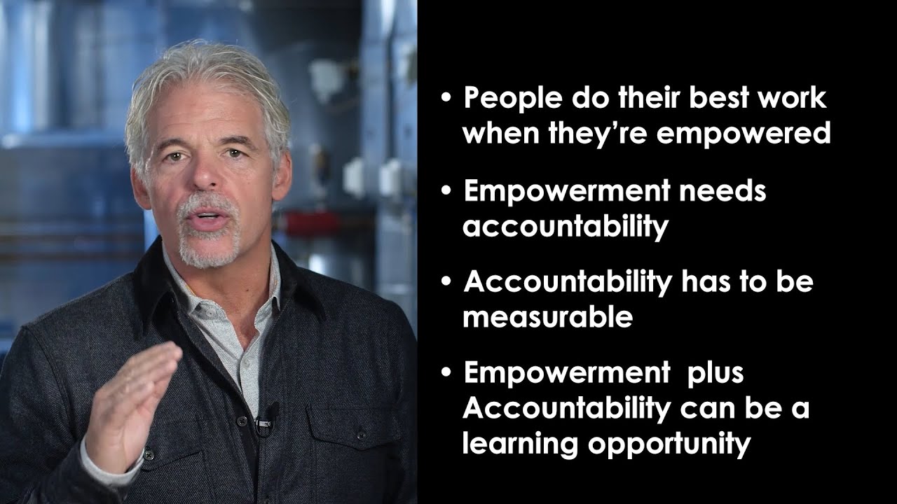 Empowerment + Accountability = Results - YouTube