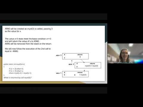Video Help Recursion Tracing with multiple recursive calls - YouTube