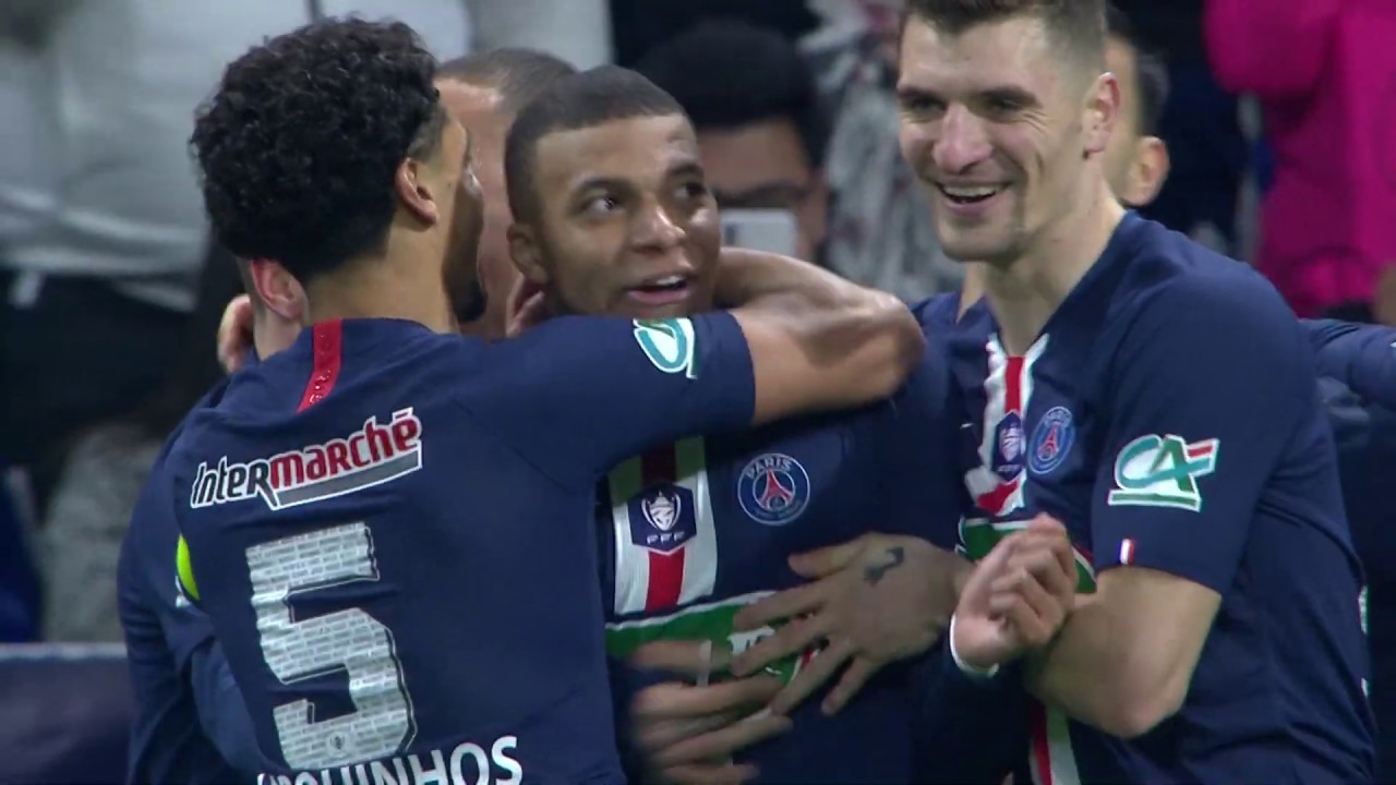 French Cup | Lyon vs PSG Semi Final Match Highlights - YouTube