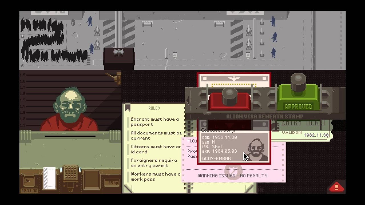 Papers Please #8 - The Ezic Order Awaits - YouTube