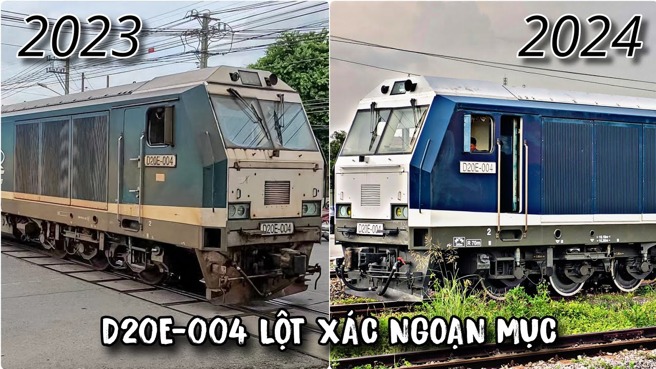 ĐẦU MÁY ĐỨC D20E-004 "LỘT XÁC" SAU 1 NĂM - MỘT TỪ THÔI: ĐẸP !! (mới ra ...